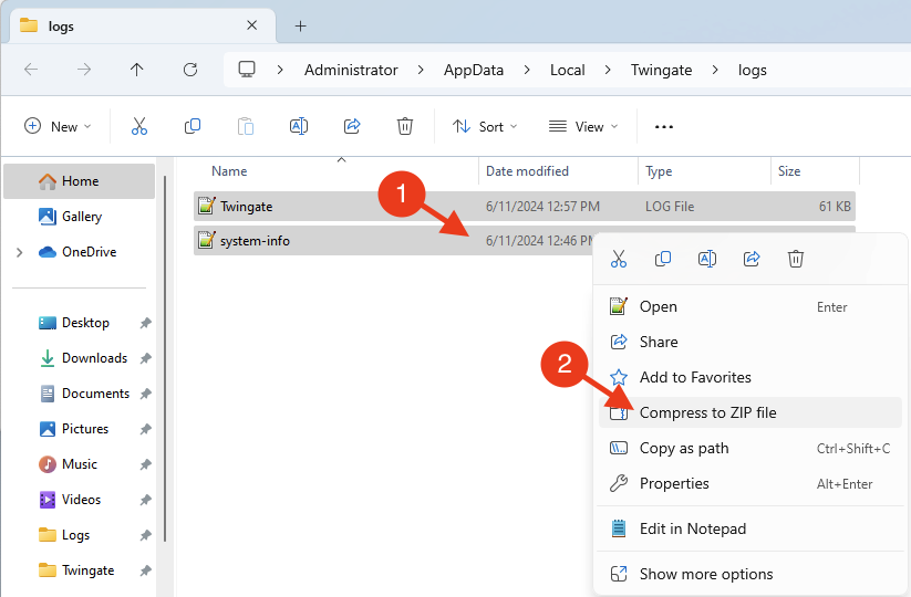 Twingate Client Logs – Twingate