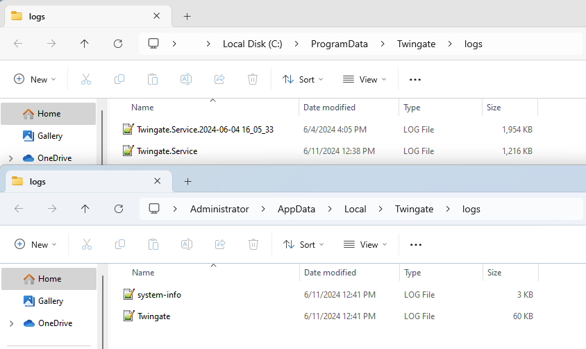 Twingate Client Logs – Twingate