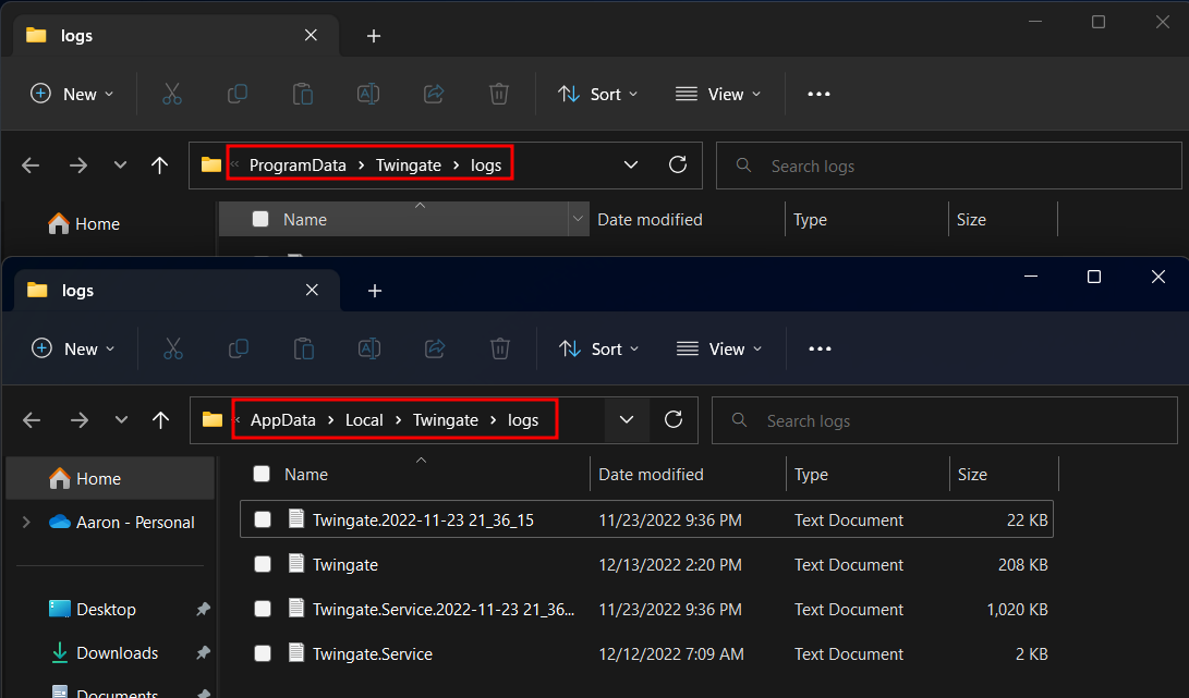 Twingate Client Logs – Twingate
